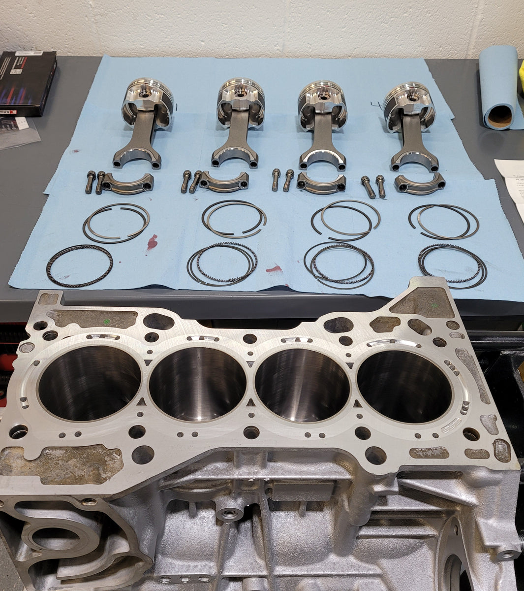 Honda K20A Shortblock - 800HP+ built - CSS/JE Pistons/BC Rods - Back f ...