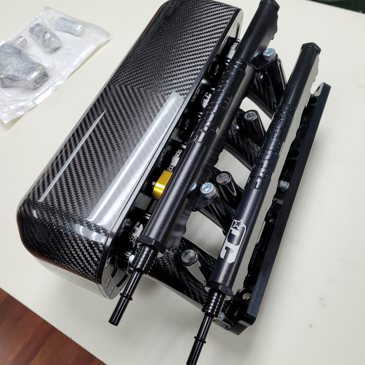 Drag Cartel / Pracworks K-Series Carbon Fiber Dual (8) Injector Center ...